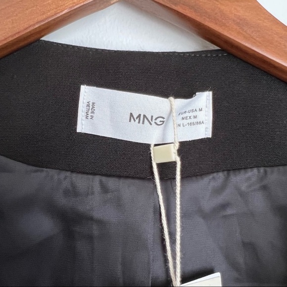 Mango | Jackets & Coats | New Mango Black Double Breasted Gold Button ...